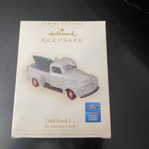 Hallmark | Holiday | Hallmark 948 Ford F1 Ornament All American Trucks ...